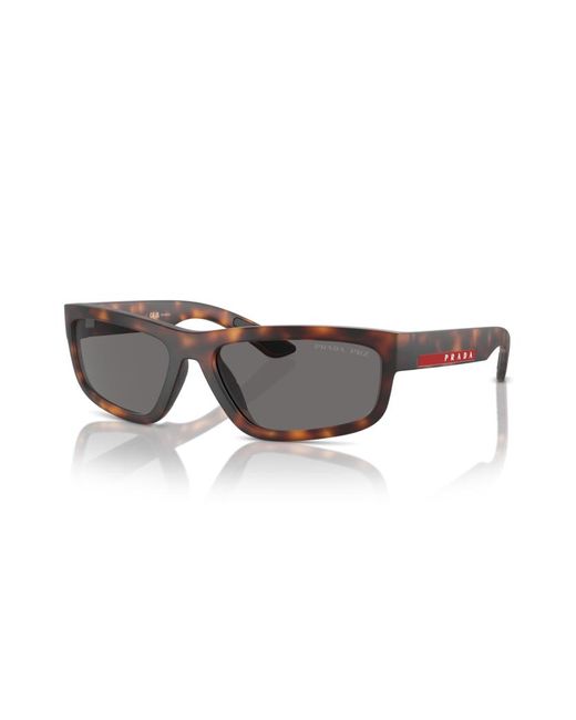 Prada Linea Rossa 05Zs Sole in Black for Men | Lyst