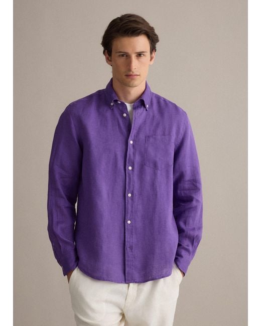 Camicia da Uomo di Piombo in Viola | Lyst