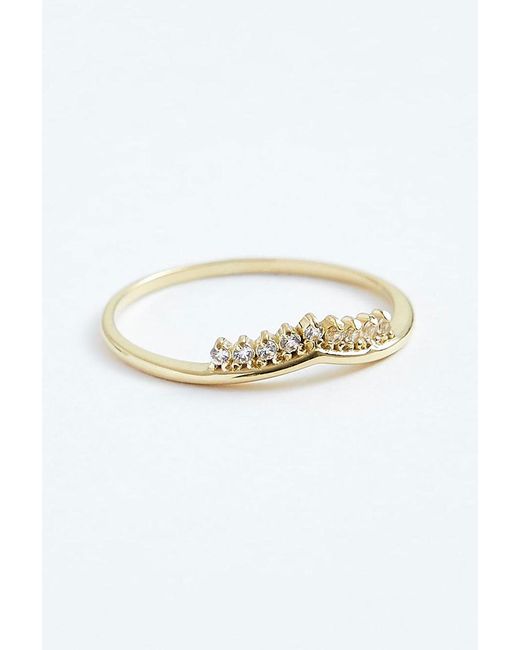 Stephanie Grace Jewellery Princess Ring in Metallic | Lyst UK