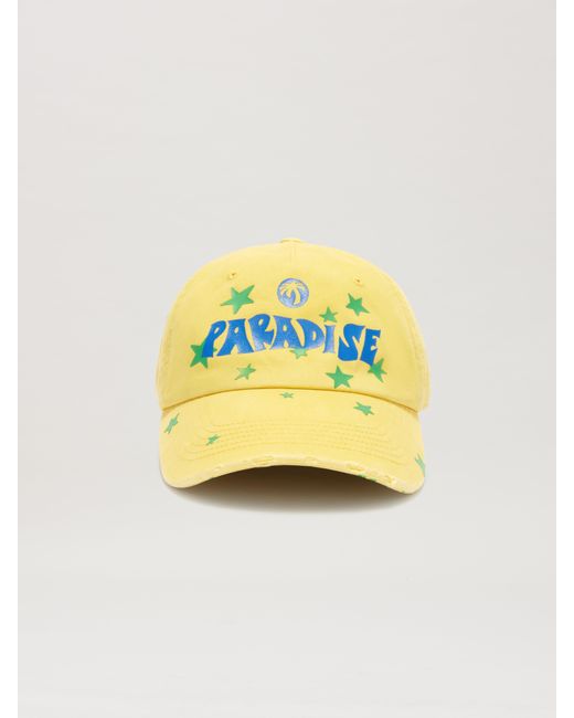 Palm Angels Paradise Baseball Cap in Yellow for Men | Lyst UK