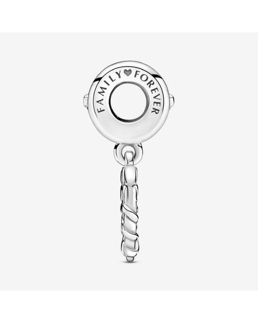 PANDORA Heart Family Tree Dangle Charm in Metallic | Lyst UK