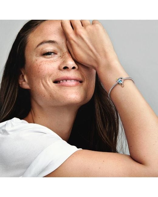 PANDORA Disney Ohana Lilo & Stitch Inspired Charm in Blue | Lyst UK