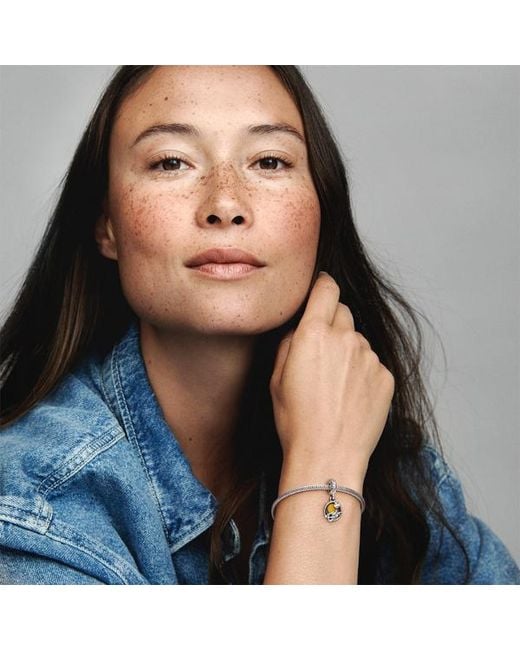 PANDORA Disney Nightmare Before Christmas Double Dangle Charm in Blue ...