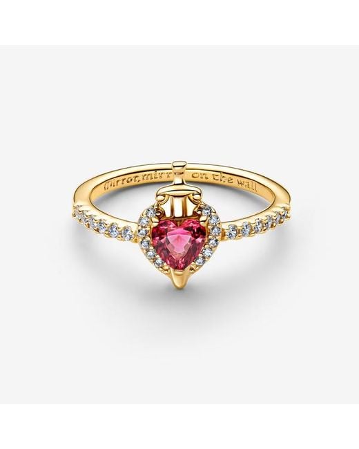 PANDORA Disney Villains Evil Queen Ring in White | Lyst UK
