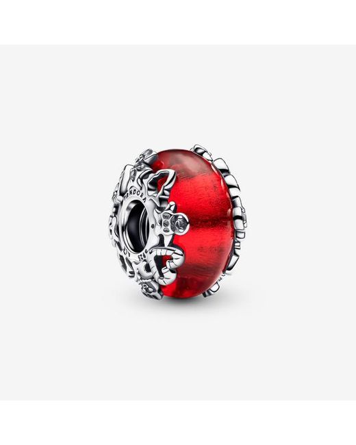 PANDORA Christmas Magic Murano Glass Charm in Red Lyst UK