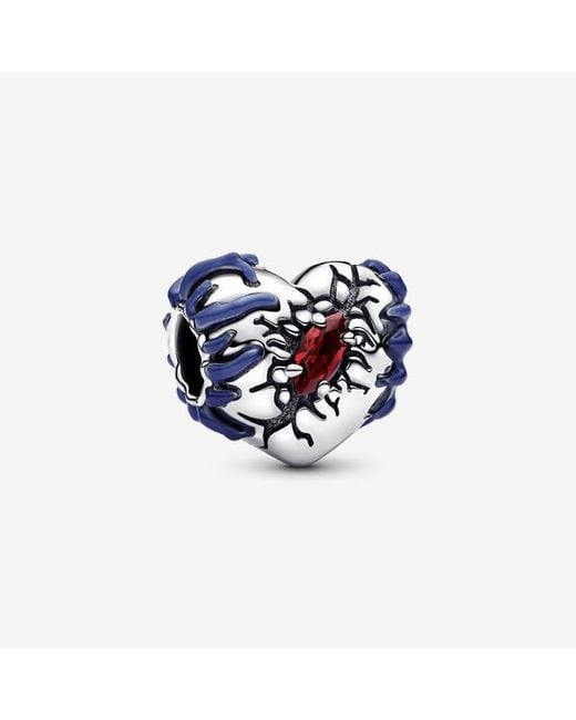 PANDORA Stranger Things Glow-In-The-Dark Heart Charm in Blue | Lyst UK