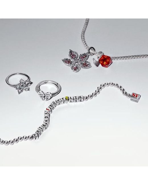 PANDORA Stranger Things Hellfire Club Dice Dangle Charm in Red | Lyst UK