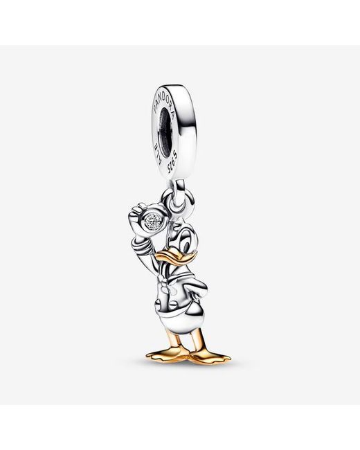 PANDORA Disney 100Th Anniversary Donald Duck Lab-Grown Diamond Dangle ...