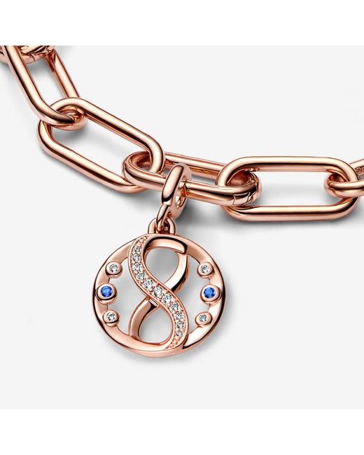 PANDORA Me Infinity Symbol Medallion Charm in Pink | Lyst UK