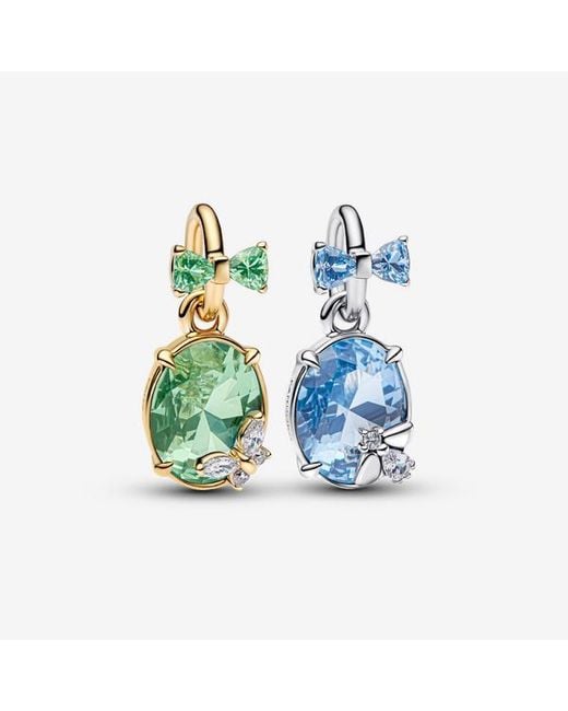 PANDORA Bridgerton Butterfly & Bee Splittable Dangle Charm in Blue ...