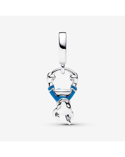 PANDORA Disney Donald Duck Dangle Charm in Blue | Lyst UK