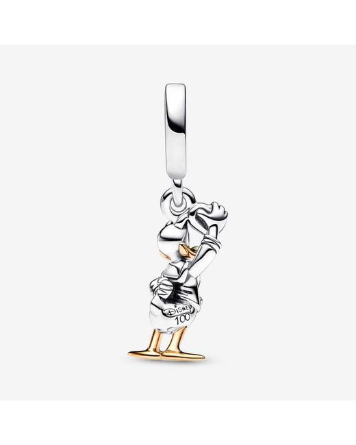 PANDORA Disney 100Th Anniversary Donald Duck Lab-Grown Diamond Dangle ...