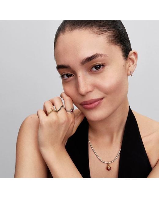 PANDORA Disney Princess Aurora Tiara Ring in Metallic | Lyst UK