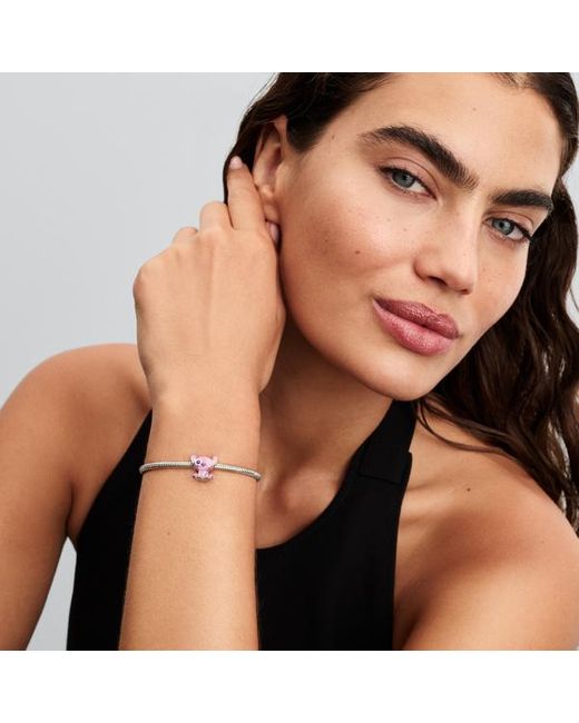 PANDORA Disney Lilo & Stitch Angel Charm in Purple | Lyst UK