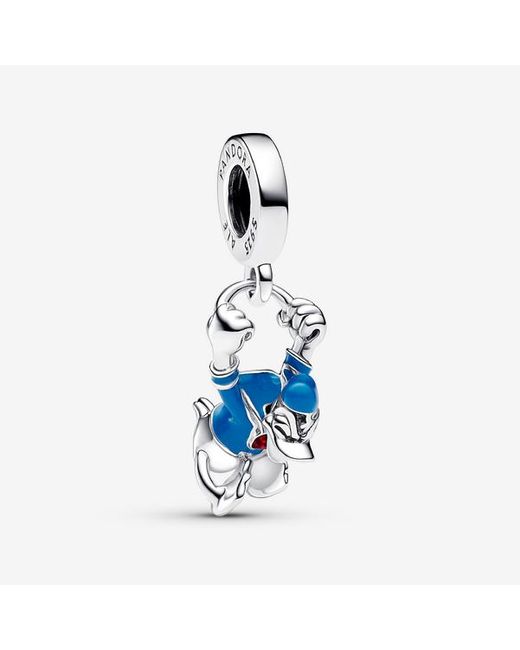 PANDORA Disney Donald Duck Dangle Charm in Blue | Lyst UK