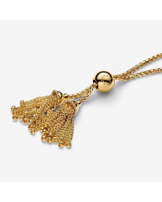 PANDORA Bridgerton Butterfly Slider Tennis Bracelet in Metallic | Lyst UK