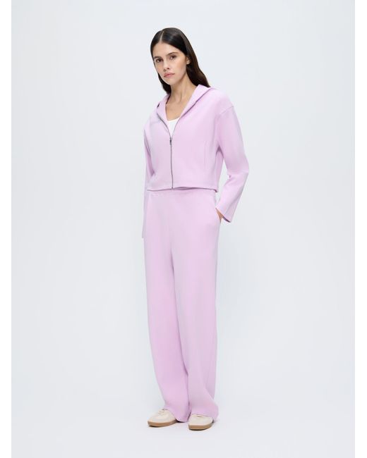 PANGAIA Double Jersey Pleated Trousers—Crocus in Purple | Lyst UK
