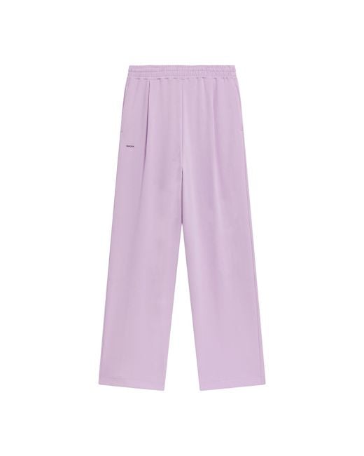 PANGAIA Double Jersey Pleated Trousers—Crocus in Purple | Lyst UK