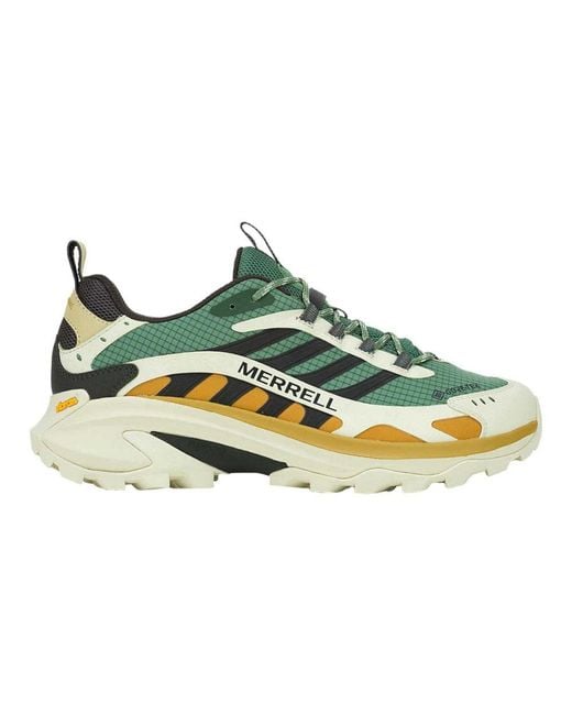 Merrell Moab Speed 2 Gore-tex Shoes in Green for Men | Lyst