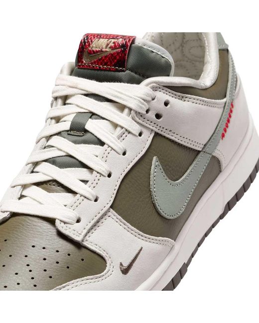 Nike Mens Dunk Low Retro Shoes in Gray for Men | Lyst