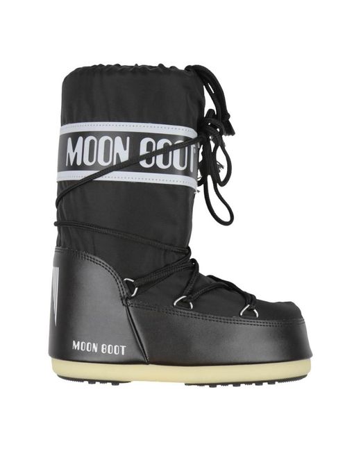 Moon Boot Icon Sport High Boots in Black | Lyst