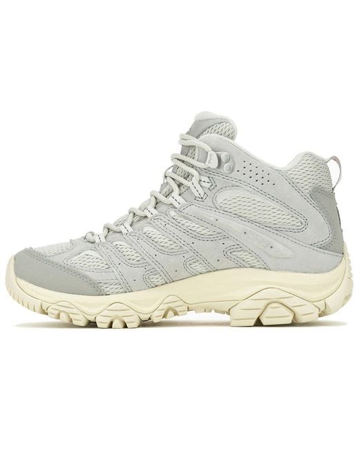 Merrell Wo Moab 3 Mid Waterproof in White | Lyst
