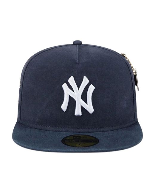 KTZ Yankees 59fifty Champions Side Patch Hat in Blue | Lyst
