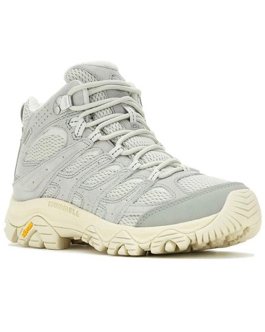 Merrell Wo Moab 3 Mid Waterproof in White | Lyst