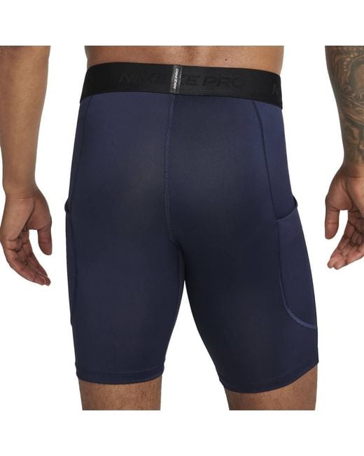 Nike Pro Dri-fit Compression Shorts in Blue for Men | Lyst