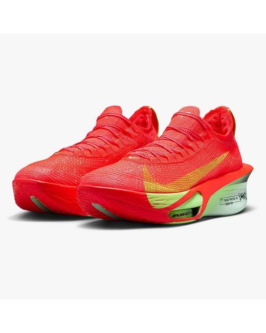Nike Air Zoom Alphafly 3 in Red | Lyst