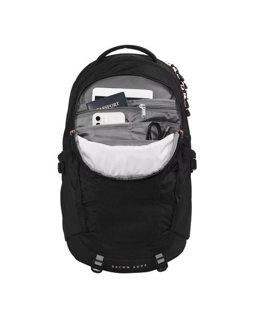 The North Face Recon Luxe Backpack in Black | Lyst
