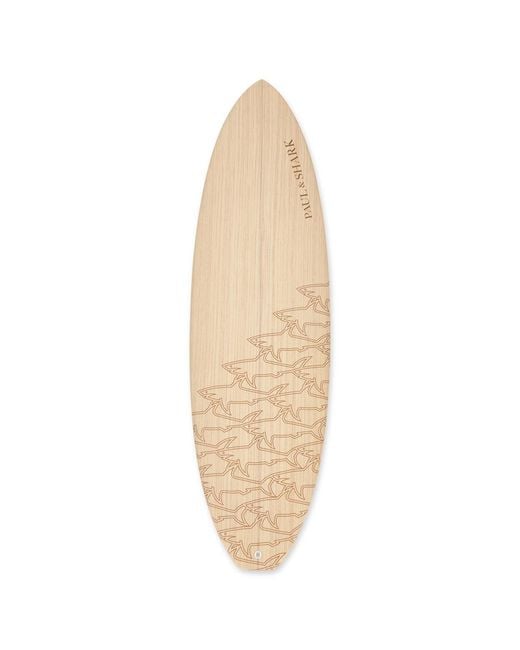 Paul & Shark Surfboard With Shark Motif in Natural for Men | Lyst UK