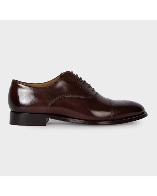 Paul Smith Dark Leather 'Philip' Shoes in Brown for Men | Lyst