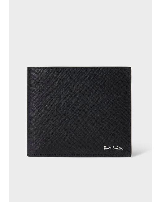 Paul Smith Leather 'Pixelated Mini' Interior Billfold And Coin Wallet ...