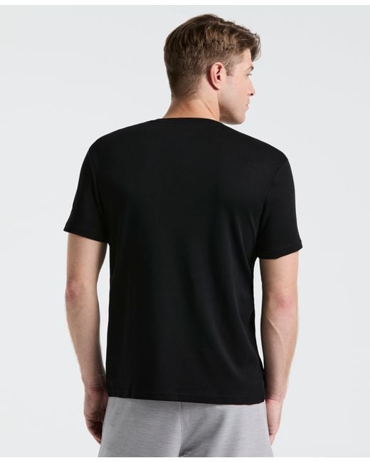 Perry Ellis Bold Signature Crew Neck T-Shirt in Black for Men | Lyst