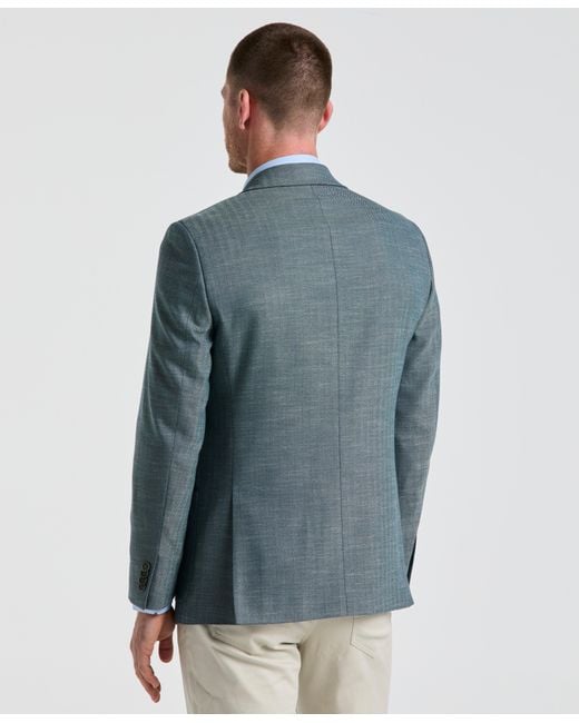Perry Ellis Herringbone Pattern Sports Coat in Blue for Men | Lyst