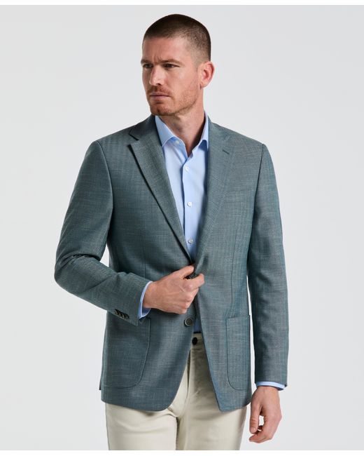 Perry Ellis Herringbone Pattern Sports Coat in Blue for Men | Lyst