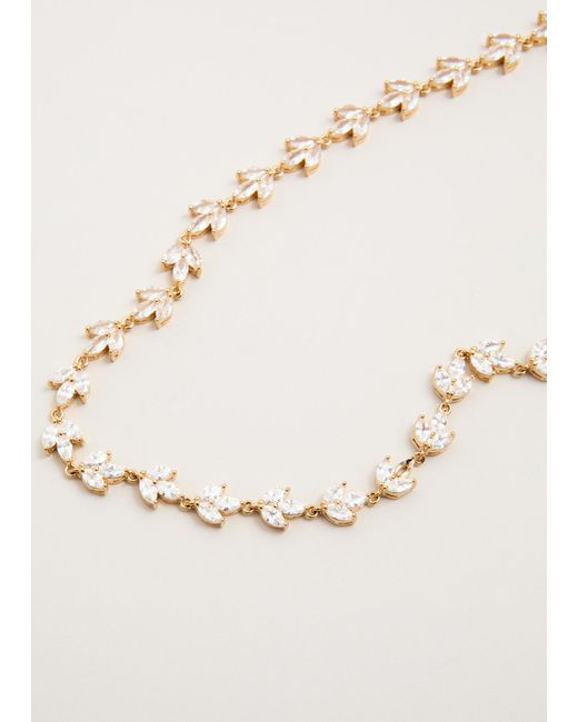 Phase Eight Sparkle Necklace in Natural | Lyst UK
