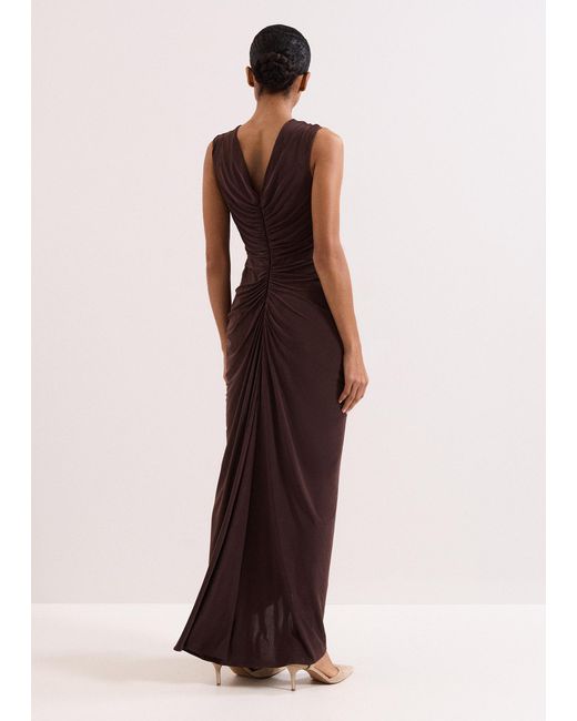Phase Eight Delaney Maxi Dress in Brown | Lyst UK