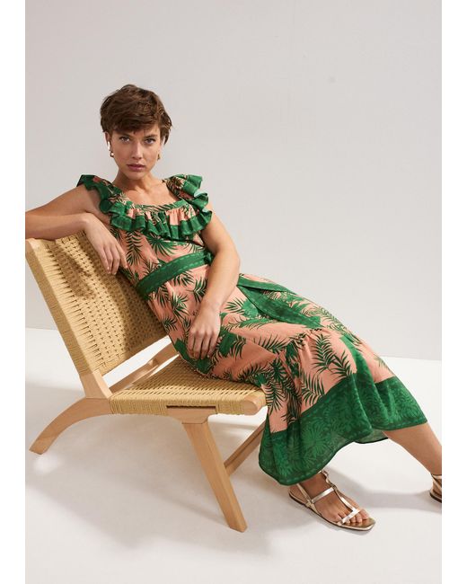 Phase Eight Sandra Midi Dress in Green | Lyst UK
