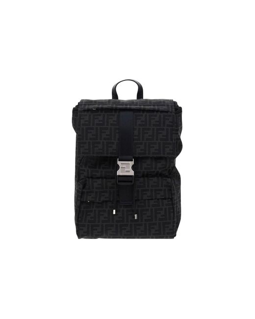 Fendi Ness Backpack in Black for Men | Lyst