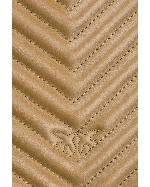 Pinko Love Backpack in Natural | Lyst UK