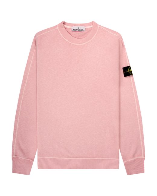 Stone island pink sweatshirt store