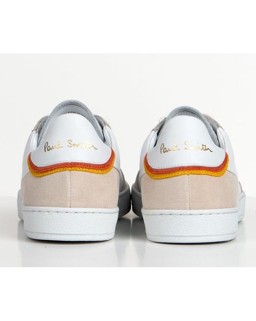Paul Smith Ps Destry Leather Trainer in White for Men | Lyst UK