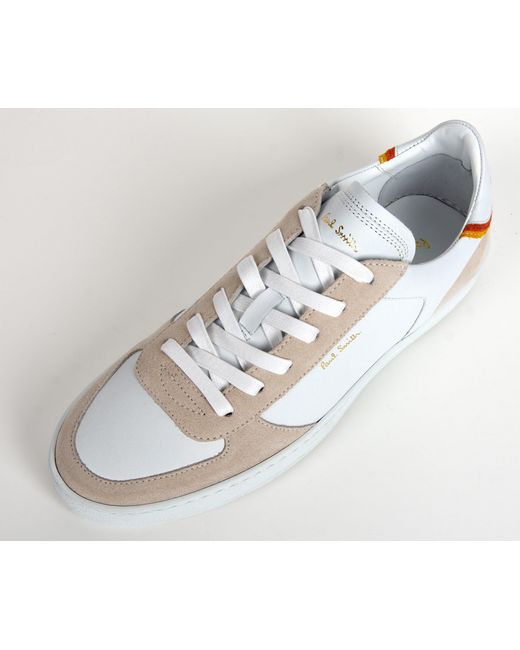 Paul Smith Ps Destry Leather Trainer in White for Men | Lyst UK