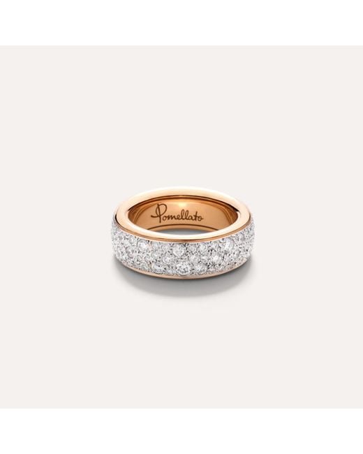 Pomellato Iconica Slim Ring in White | Lyst