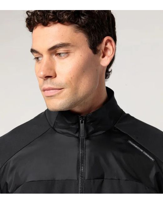 Porsche Design Woven Tech Jacket in Black for Men | Lyst UK
