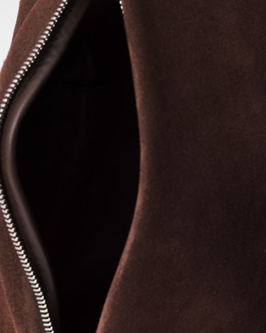 Prada Suede Backpack in Brown for Men | Lyst
