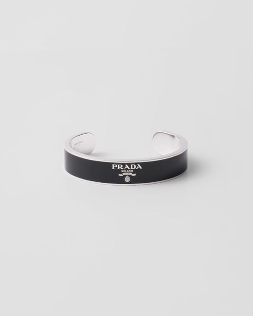 Prada Bangle Bracelet in White for Men | Lyst