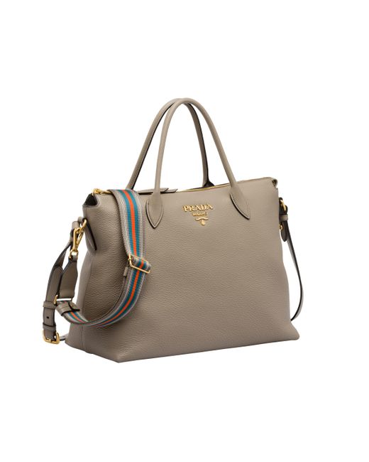 Prada Leather Handbag Clay Grayson | semashow.com